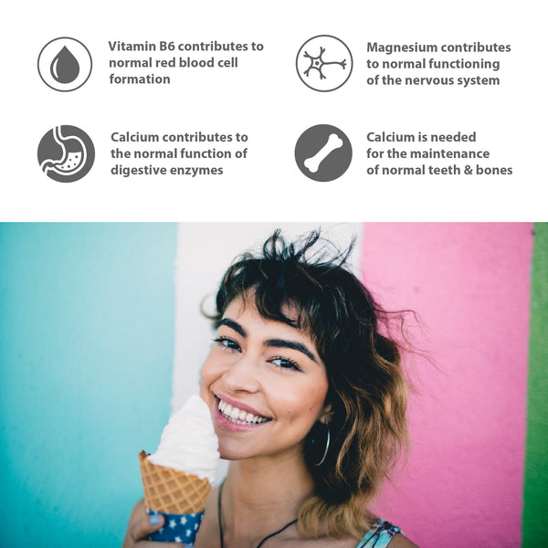 Vitamin B6, Calcium & Magnesium Multivitamin Tablets - ClubVitsUK